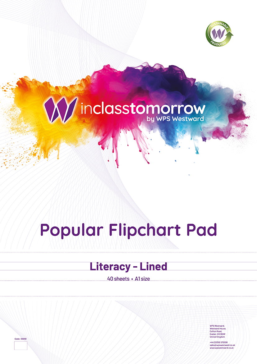 Popular Flipchart Pads 40 Sheets Lined Pk5 | WPS Westward