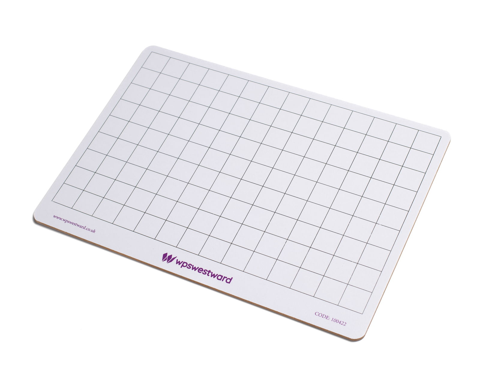 Performance A4 Rigid Whiteboard Grid Squares Pk10 | WPS Westward