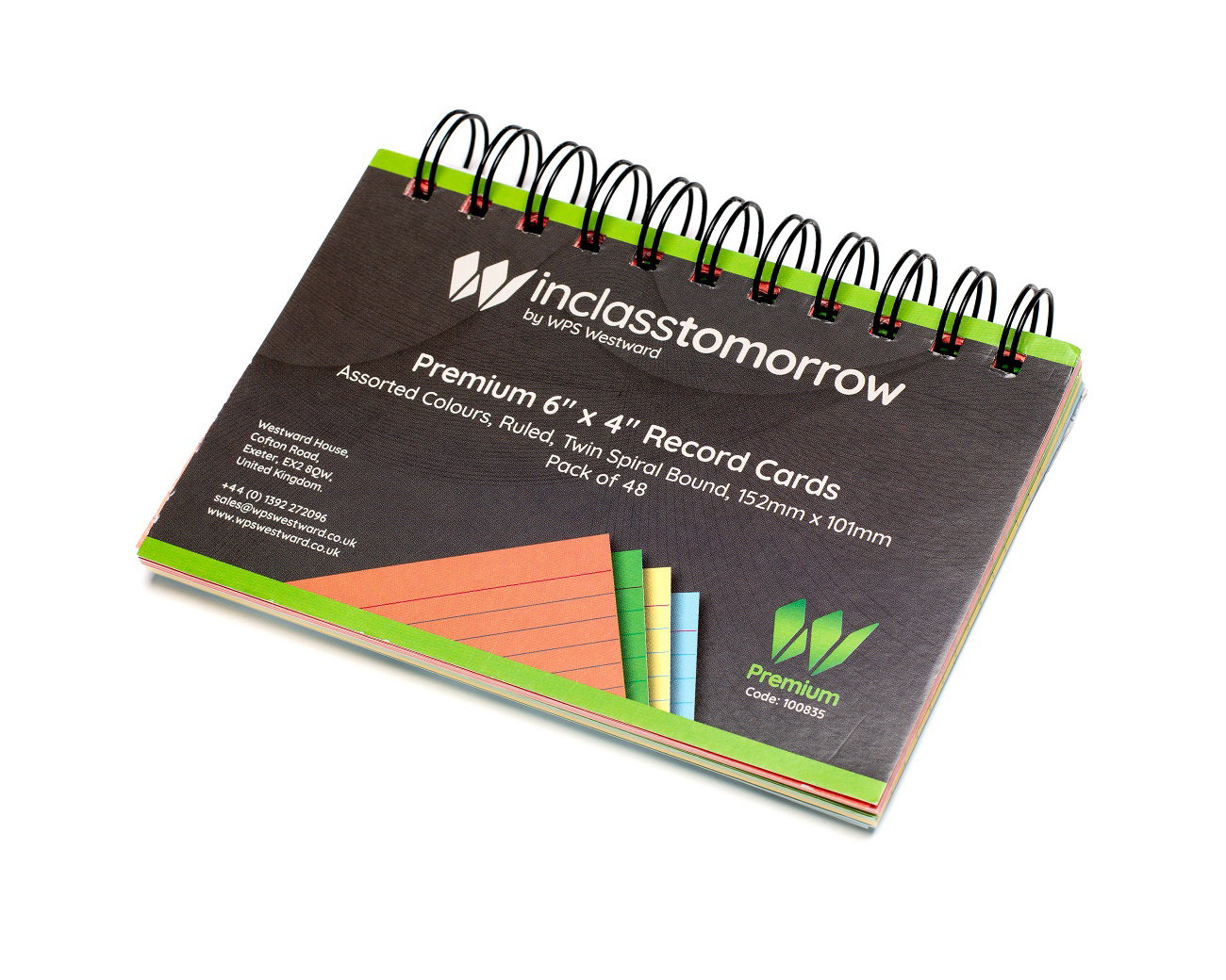 Premium Spiral Bound Revision Cards 6" x 4" Packs of 10 | WPS Westward
