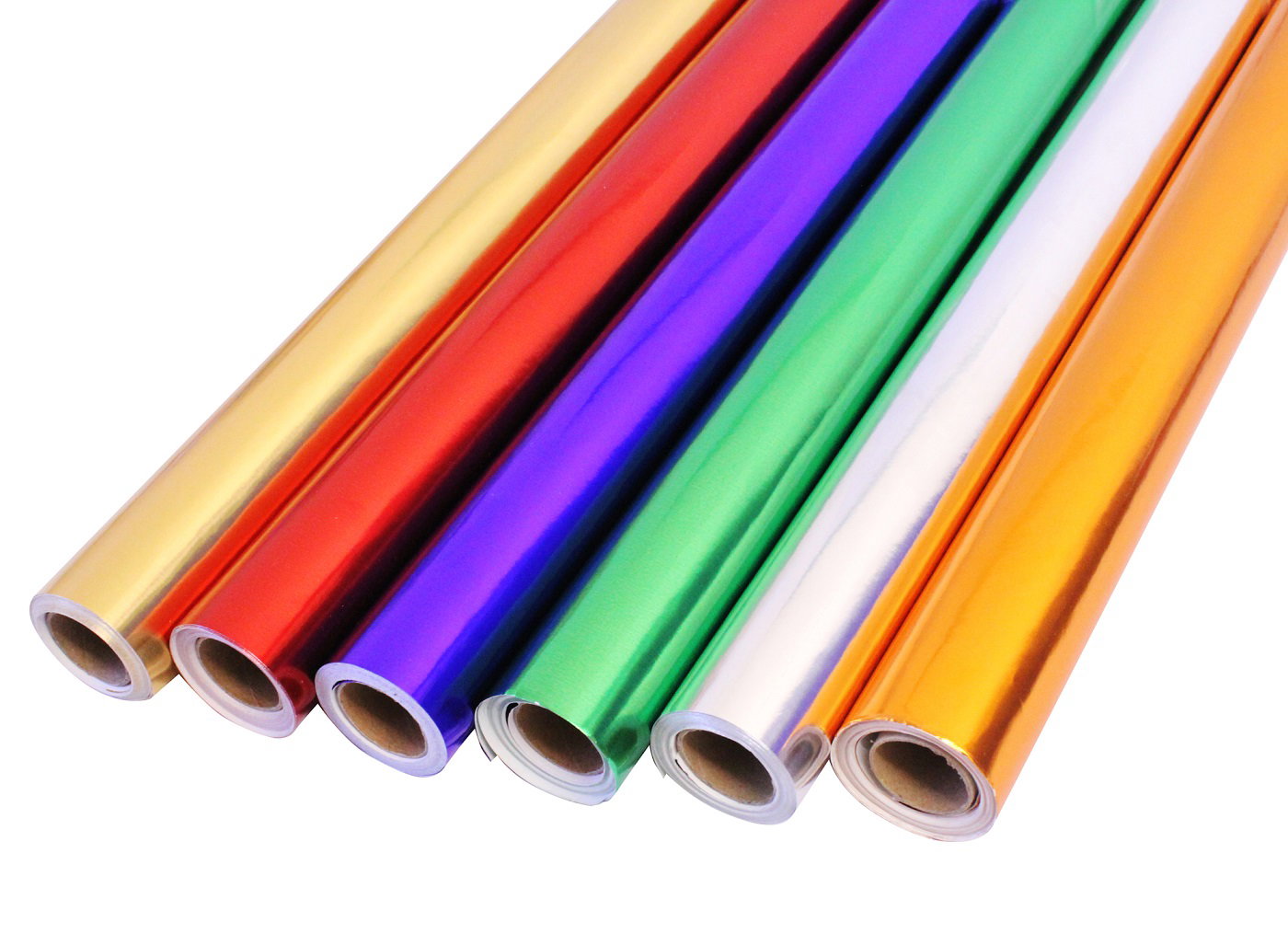 Popular Metallic Paper Rolls 500mm x 4.5m Assorted Colours Pk6 | WPS ...