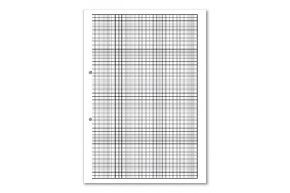 Popular Exercise Paper A4 Graph Paper 1, 5, 10mm 2 Hole Punched Pk500 ...
