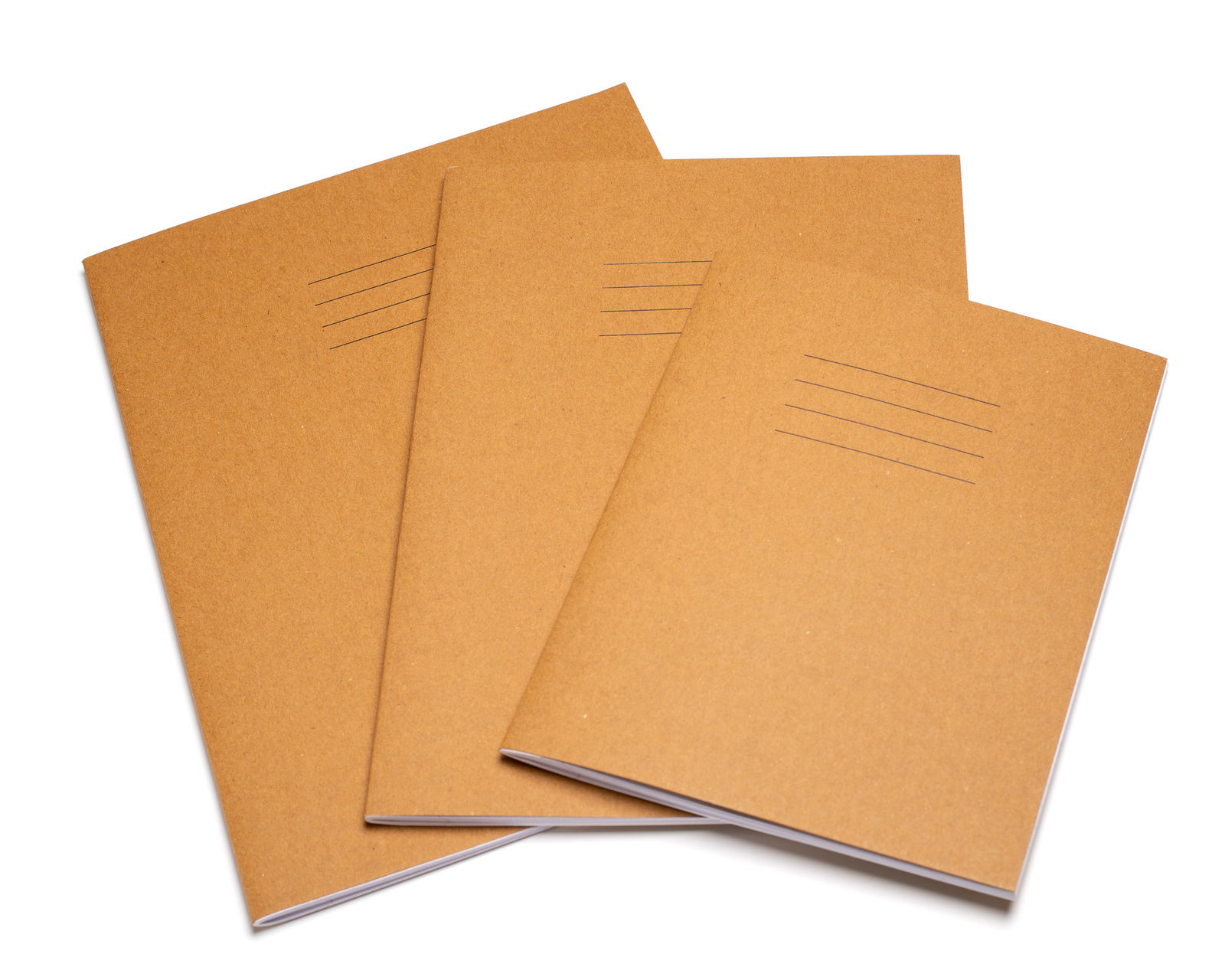 Performance Kraft 9"x 7" Exercise Books 80 Page 8mm Ruled & Margin Pk25 ...