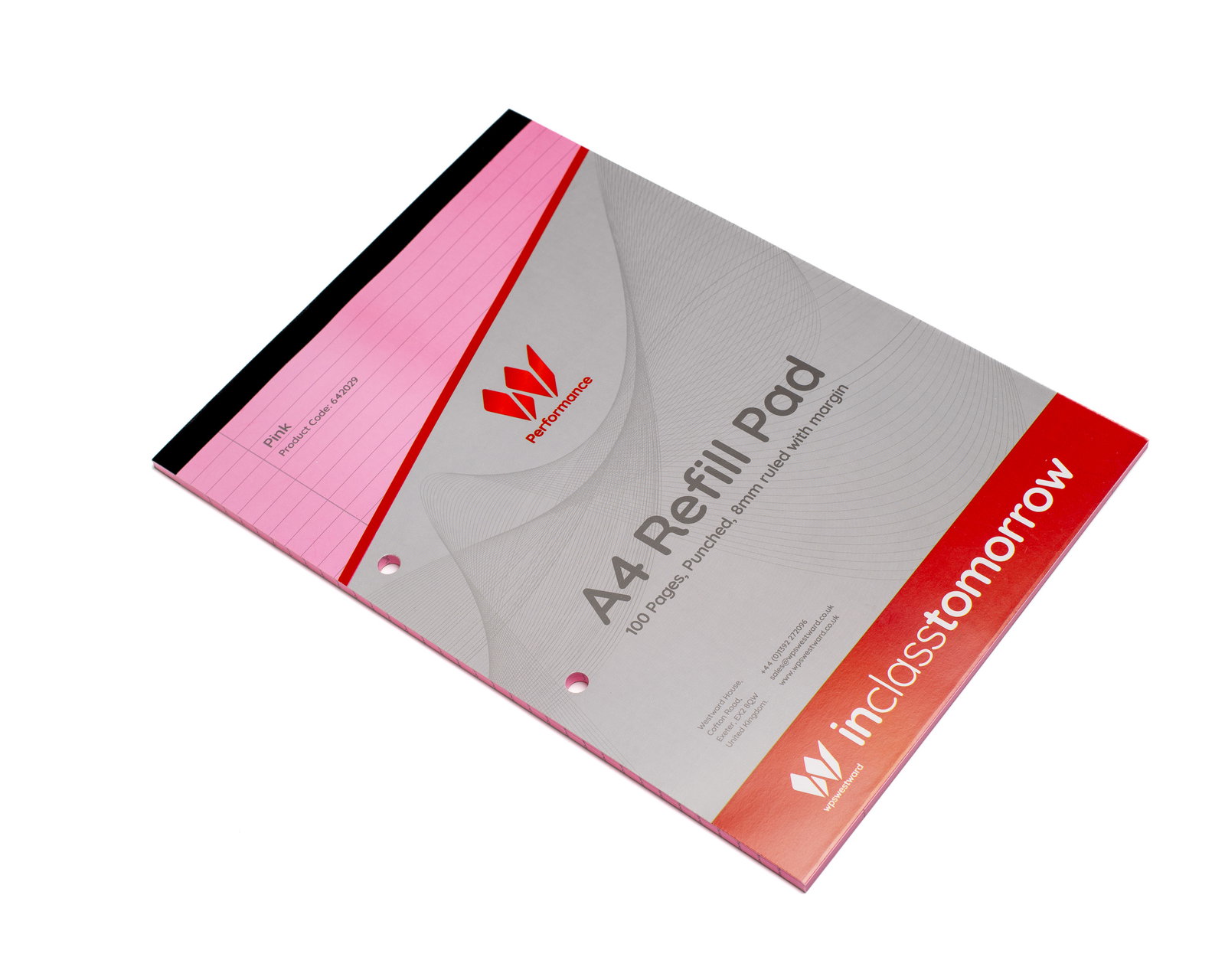 SEN Refill Pad Top Bound 8mm Ruled & Margin 100 Yellow Pages Pk6 | WPS ...