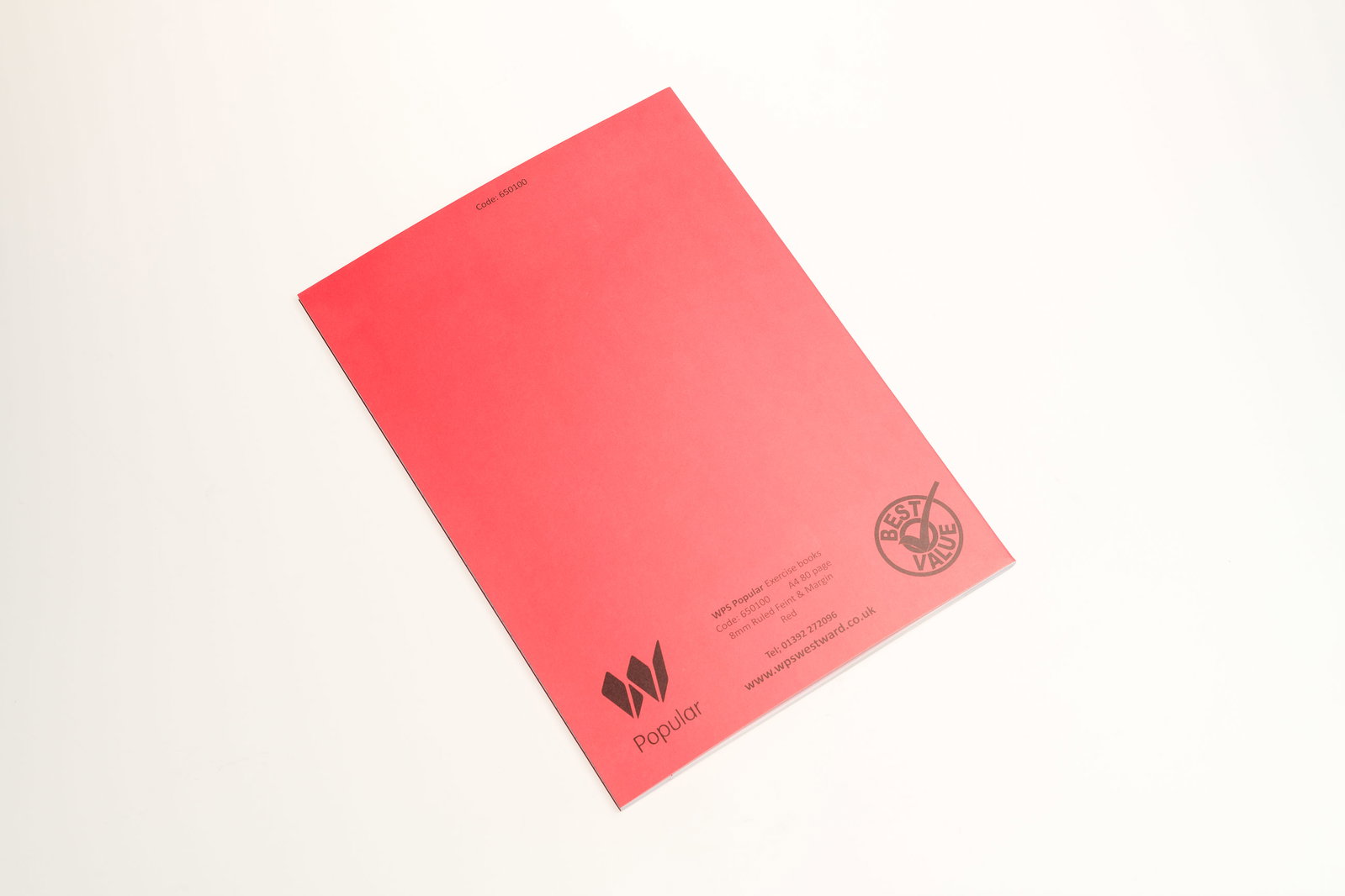 Performance A4 Exercise Books 80 Page 8mm Ruled & Margin Red Pk50 | WPS ...