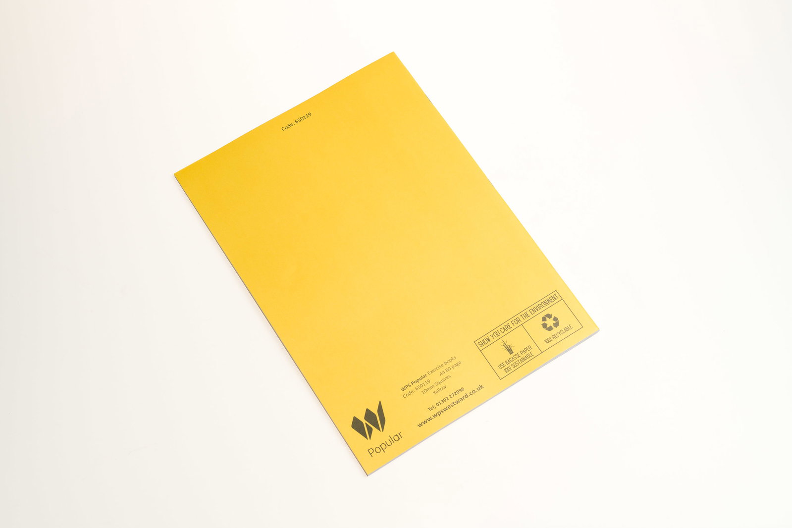 Performance A4 Exercise Books 80 Page 10mm Squares Yellow Pk50 | WPS ...
