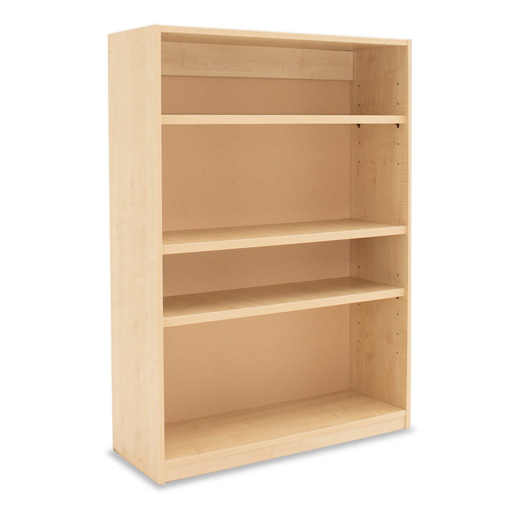 Open Bookcase Maple with 2 Adjustable Shelves/1 Fixed Shelf W900 x D320 ...
