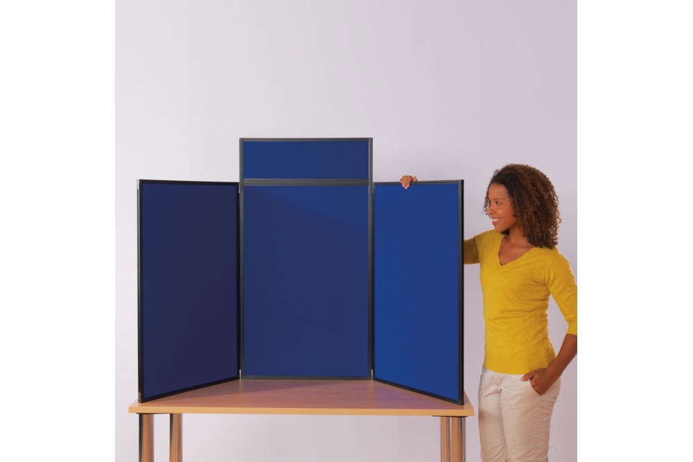 Maxi Table Top Kit With Header & Carry Bag Portrait Black Frame H1100mm ...