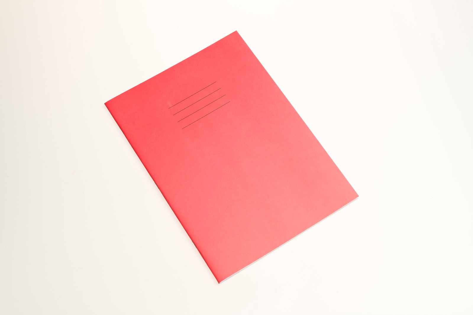 Performance A4+ Exercise Books 80 Page Top Plain/Bottom 15mm Ruled Red ...