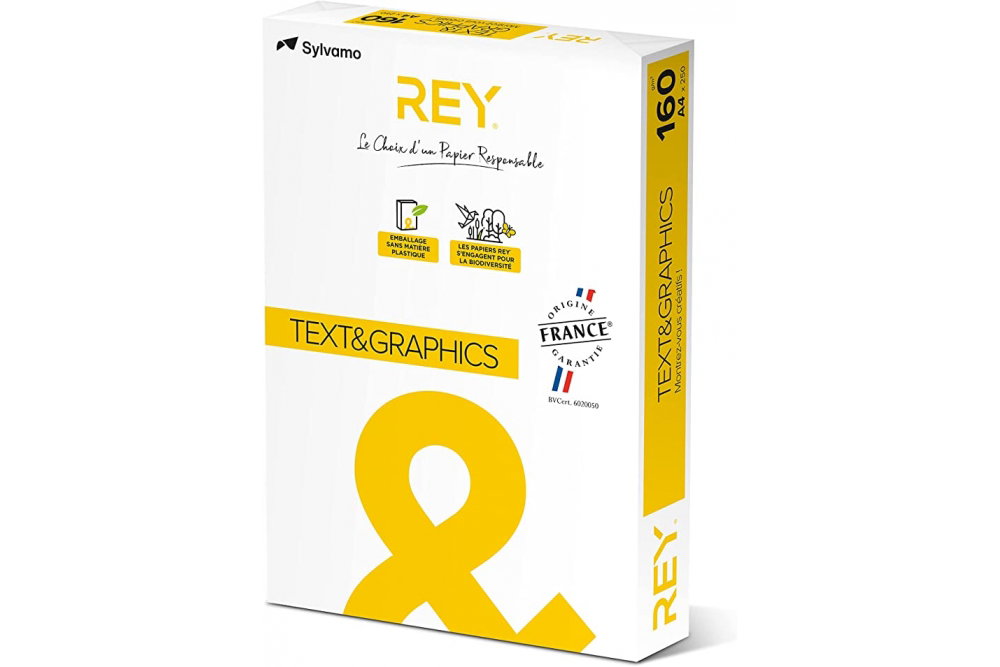 Rey Text & Graphics White Card 160gsm | WPS Westward