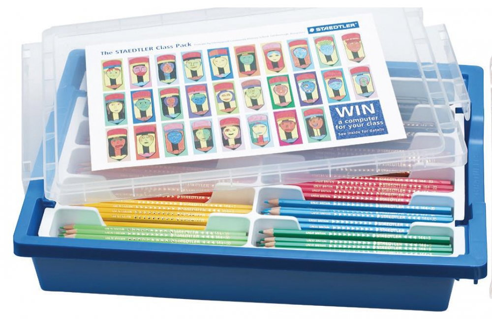 Staedtler Noris Club Colouring Pencils Assorted Colours In Gratnells ...